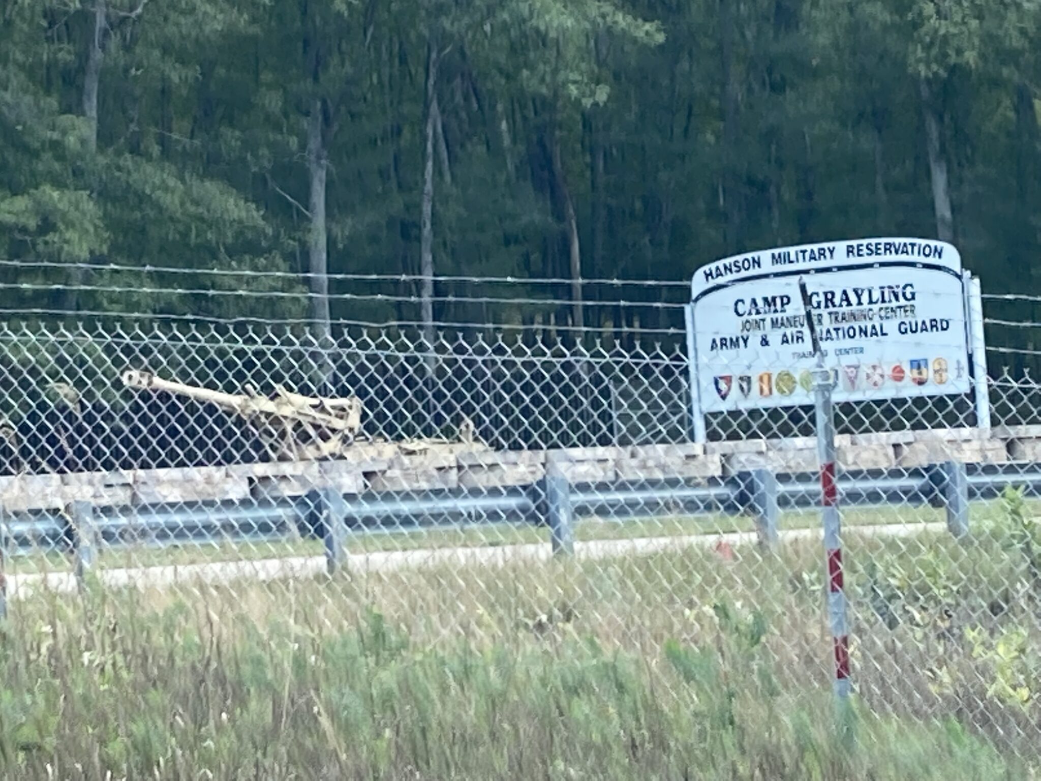 Are there Chinese troops training at Camp Grayling Michigan