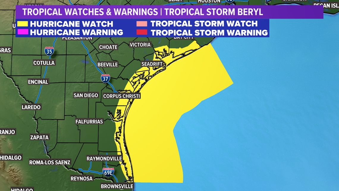 Hurricane Beryl tracker: Will the storm impact Texas? Here's what the ...