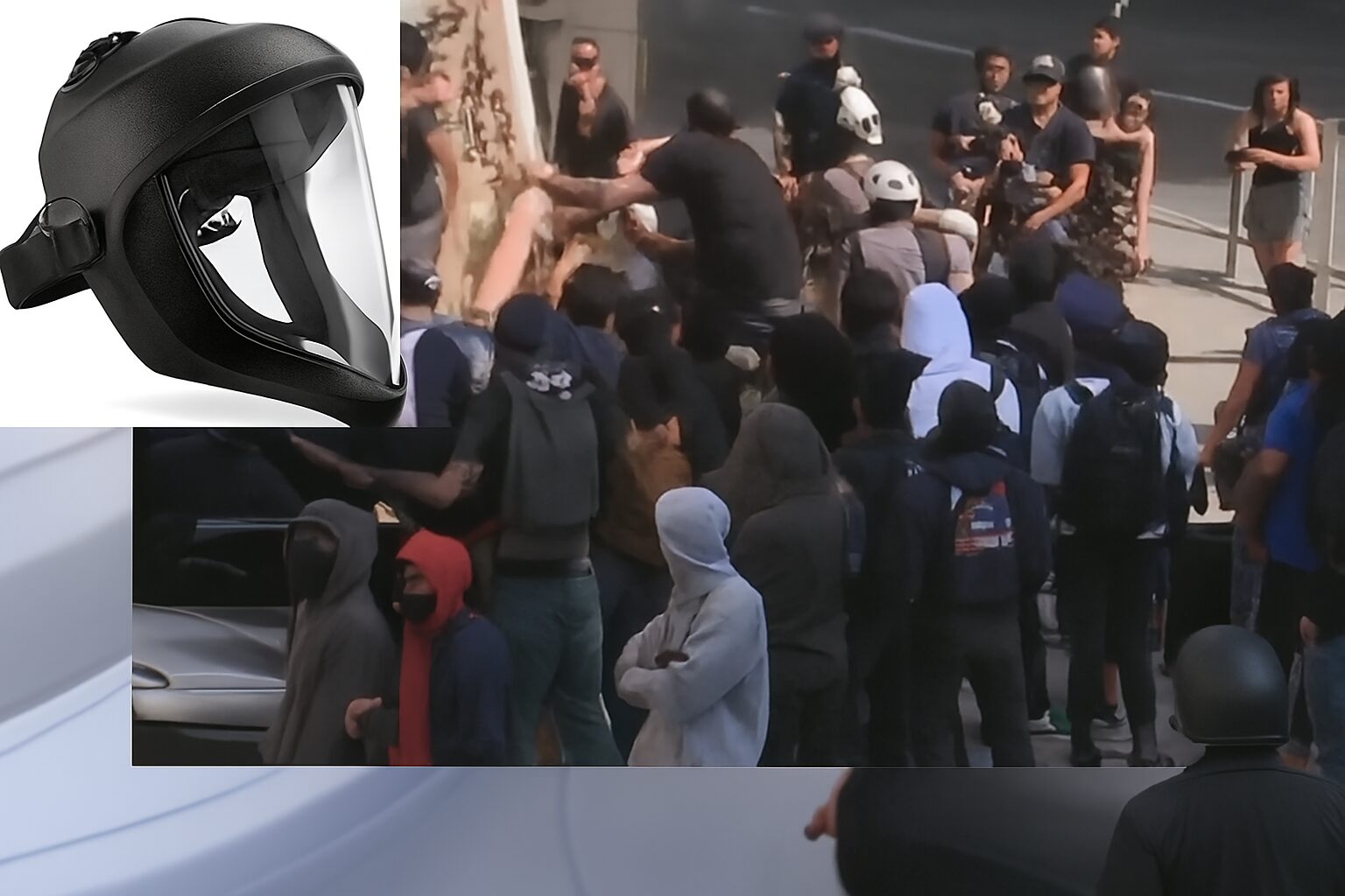 CAUGHT ON CAMERA: Truckloads of Free Riot Masks Han... - Jellyfish.NEWS