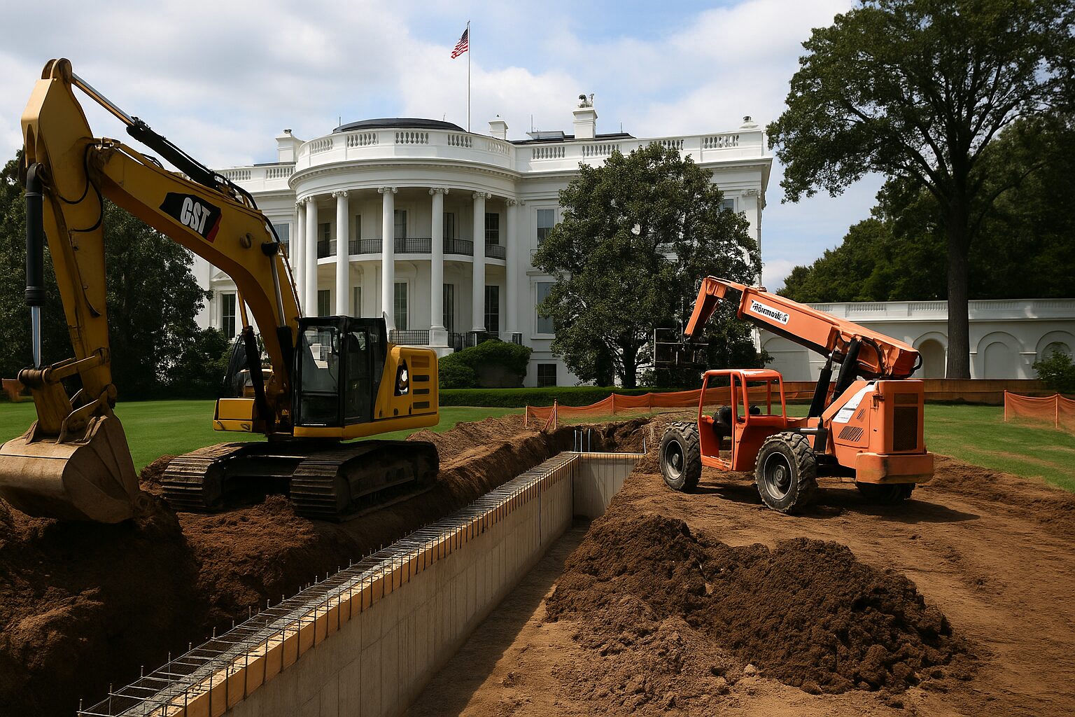 Trump Expands White House Ballroom Plans As Construction... - Jellyfish ...