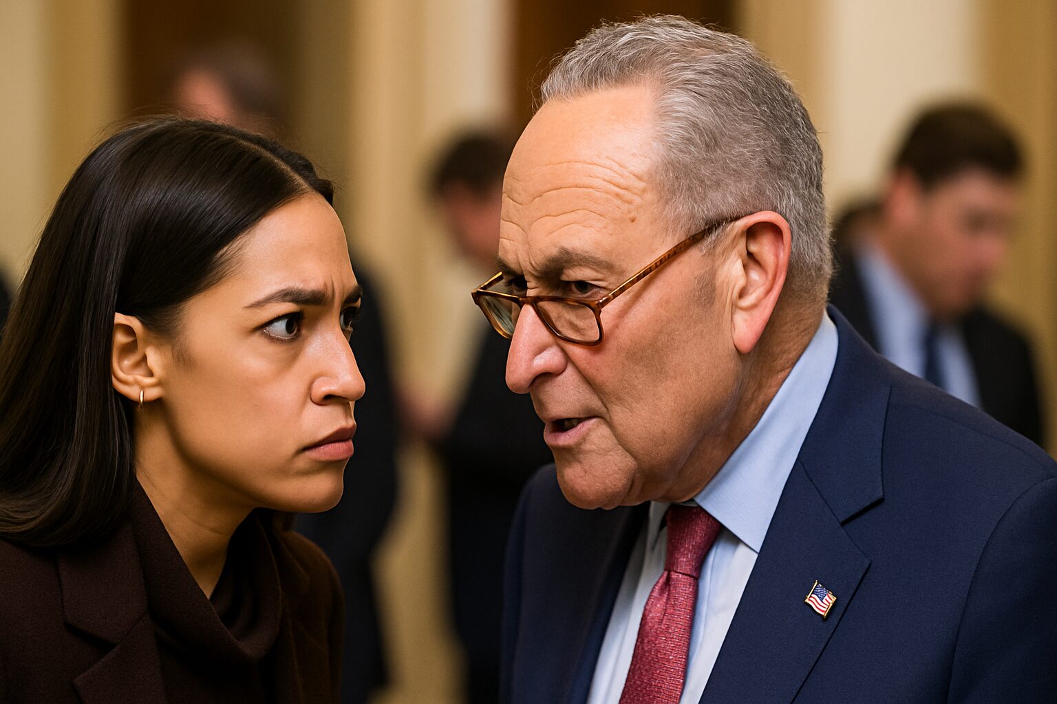 AOC confronted over whether she’s the reason for Schumer’s ...