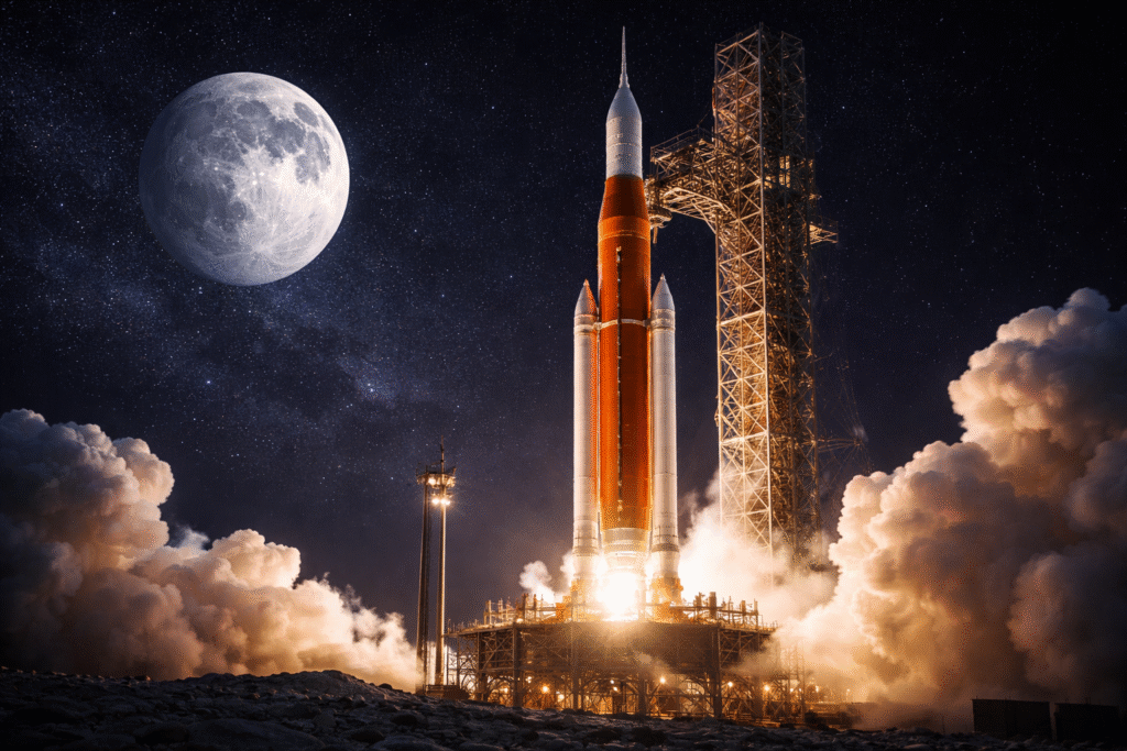 NASA Plans To Send Astronauts Back To The Moon In February - Jellyfish.NEWS